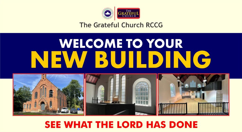 New Venue – The Grateful Church RCCG